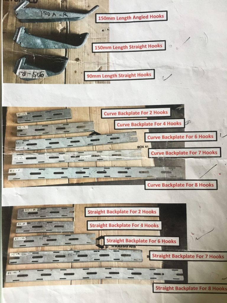 Cable Hooks and Cable Backplates | Panels | Singapore