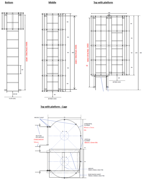 Modular Cat Ladder - Vertical Access | Singapore